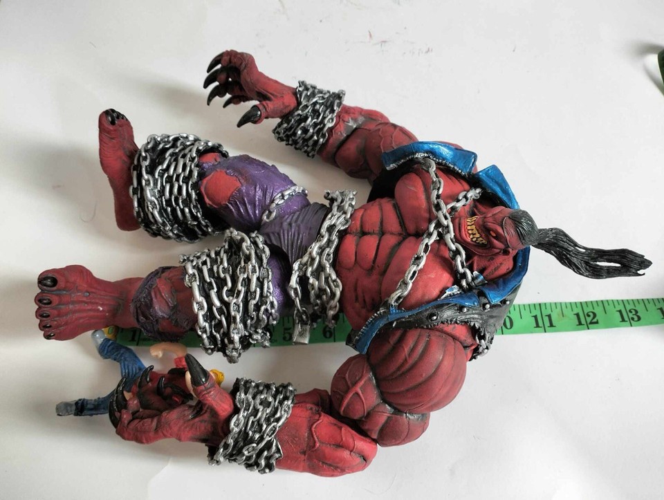 HUGE MASSIVE LEGENDARY HEROES RED BAF PITT FIGURE 11” With Timmy ...