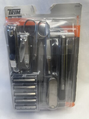 Trim Men's Essential Everyday Nail Facial Hair Grooming Kit - 14ct. | eBay