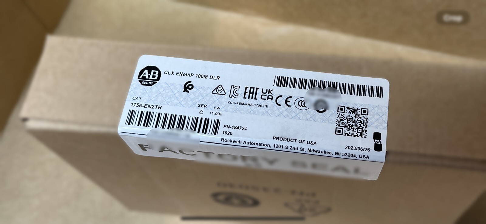 Allen-Bradley 1756-EN2TR ControlLogix EtherNet/IP Interface Module | eBay