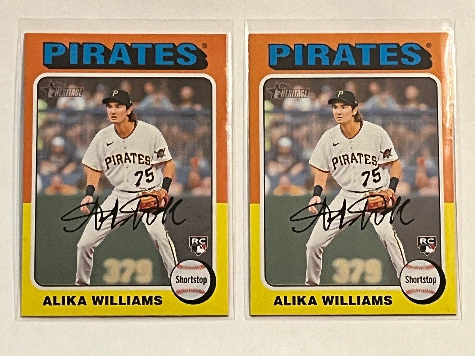 2024 Topps Heritage Alika Williams Rookie Lot x2 Base Pittsburgh ...