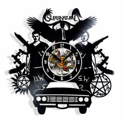 Supernatural Vinyl Wall Clock Gift Birthday Holiday Home Room Decor ...