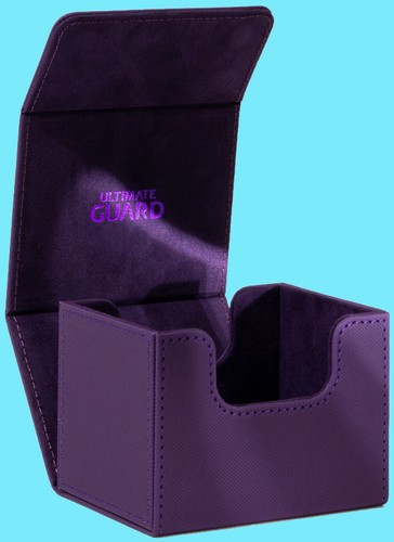 ULTIMATE GUARD MONOCOLOR PURPLE 100+ SIDEWINDER DECK CASE Card Storage ...