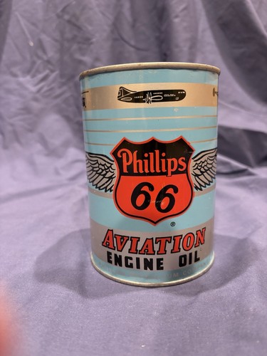 Vintage Phillips 66 Aviation Engine Oil | eBay