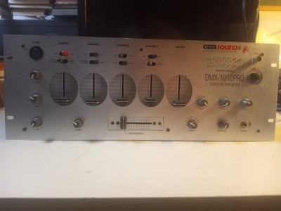 Gem Sound DMX-1070PRO Preamp Mixer/Equalizer/Sound Effect/Echo | eBay