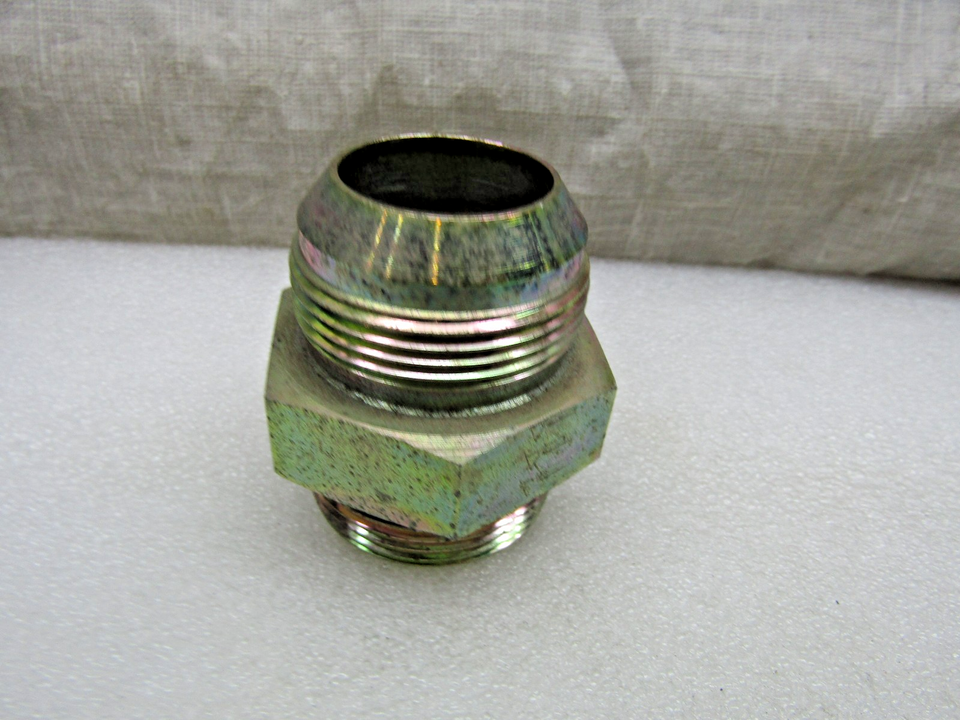 Aeroquip Hydraulic Fitting Adapter 1-1/4" NPT O-Ring Boss X 1-1/4 ...