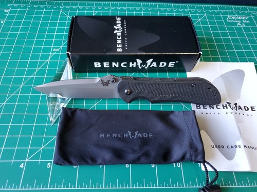 Benchmade 913D2 Nitrous Stryker Black G-10 & Ti Handle & D2 Folding ...