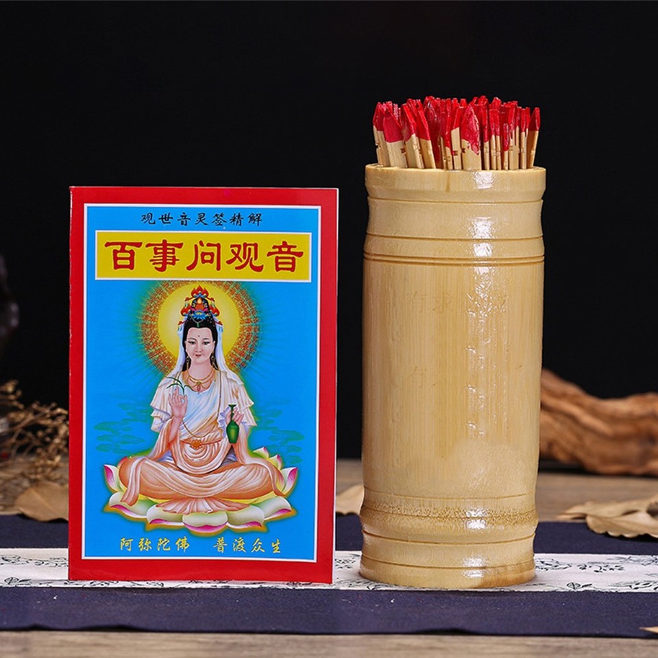 Buddhist Divination Book Chinese Fortune Telling Prop Buddhist ...
