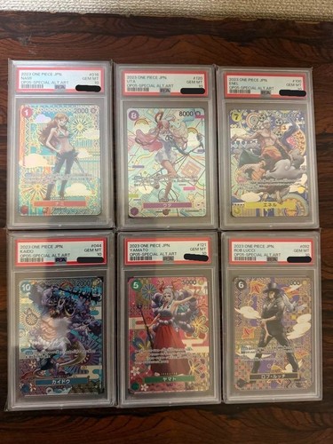 ONE PIECE Card PSA10 OP05 SP ART Complete Set NAMI Japanese TCG | eBay