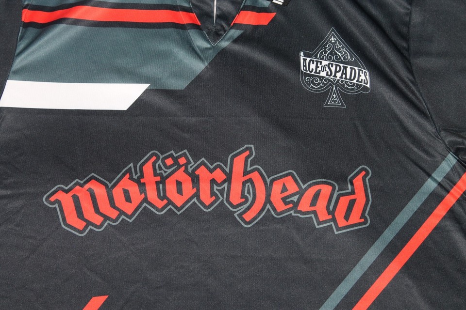 Amplified Men's Live To Win FC Motorhead Soccer Jersey Hard Rock Band ...