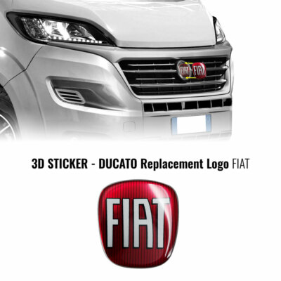 Sticker Fiat Professional 3D Replacement Logo for Ducato | eBay