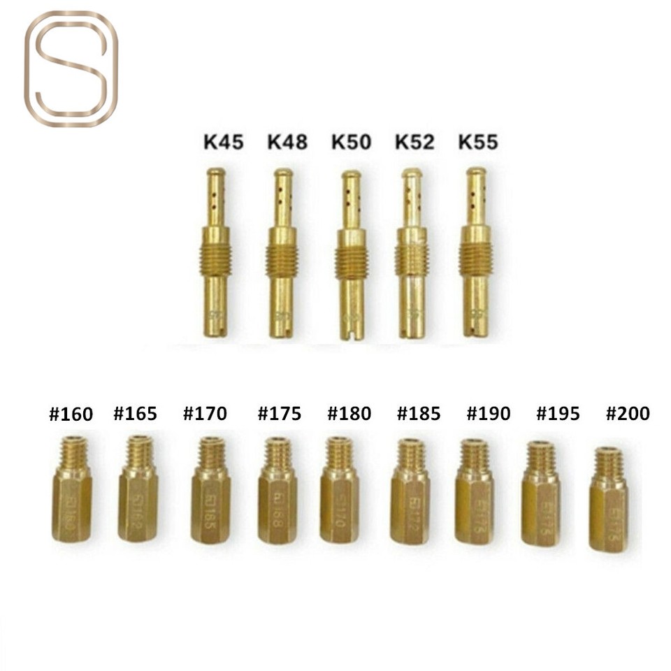 Carburetor Jet Kits fit Keihin FCR PWK Main Jet Kit Pilot Jet OKO CVK ...