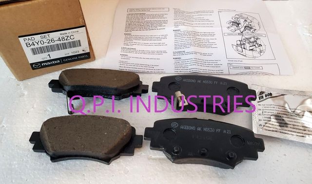 2015 - 2018 Genuine OEM Mazda 3 CX-3 Rear Disc Brake Pads Set # B4Y0-26 ...