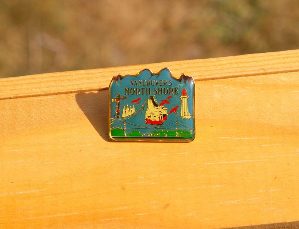 Vancouver's North Shore Canada Metal & Enamel Lapel Pin Pinback | eBay