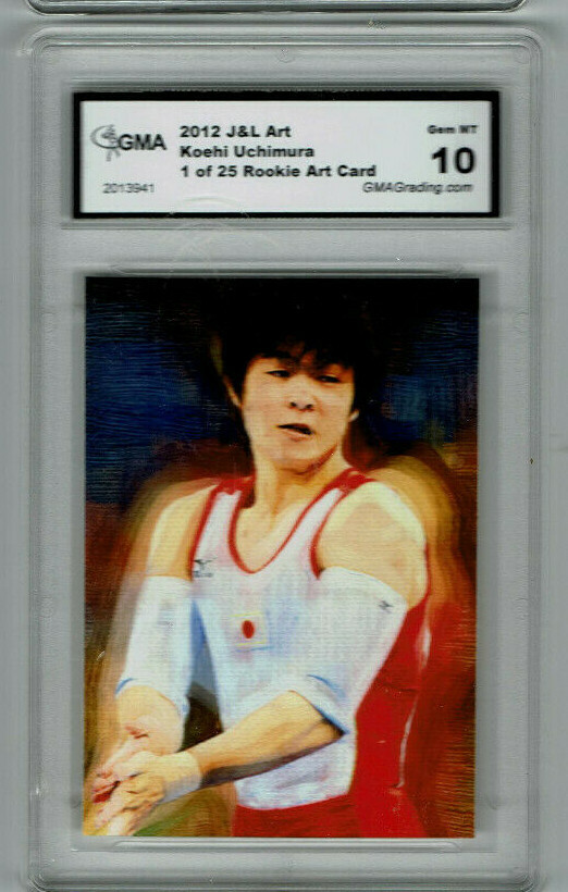 2012 Koehi Uchimura Japan Gymnast Gold art Prospects Rookie card of 25 ...