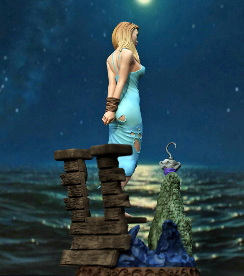 1/8 1/6 Wendy 3D Print Garage Kit Figure Model Kit Unpainted Unassemble ...