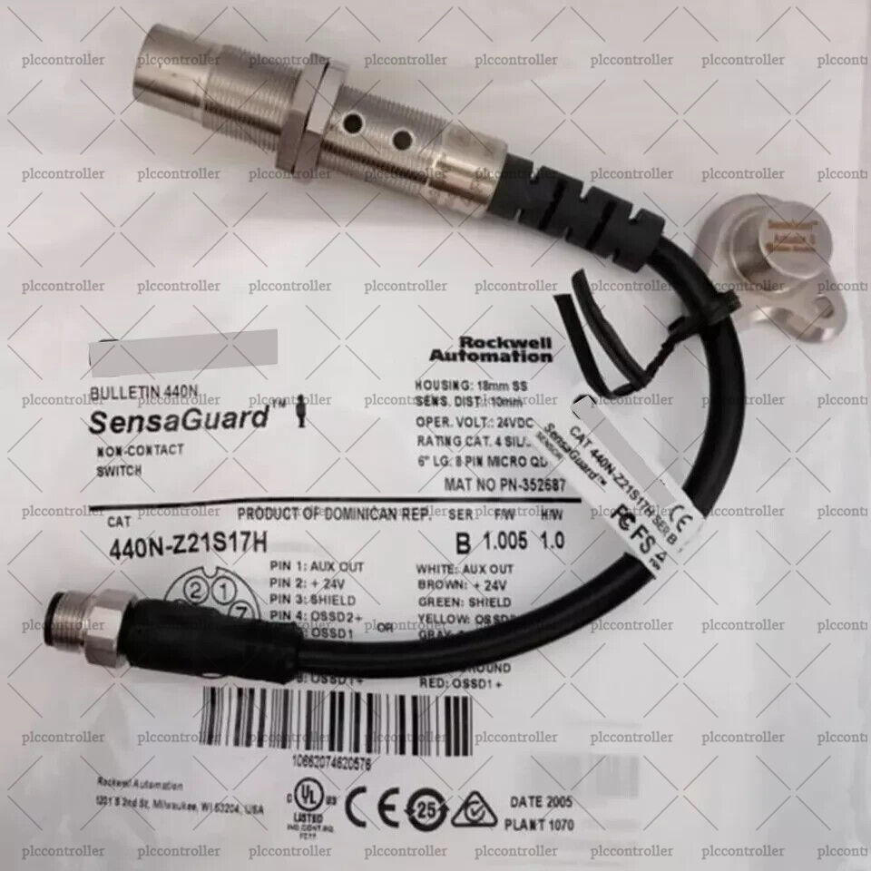 New Allen-Bradley 440N-Z21S17H Guardmaster Non Contact Switch ...