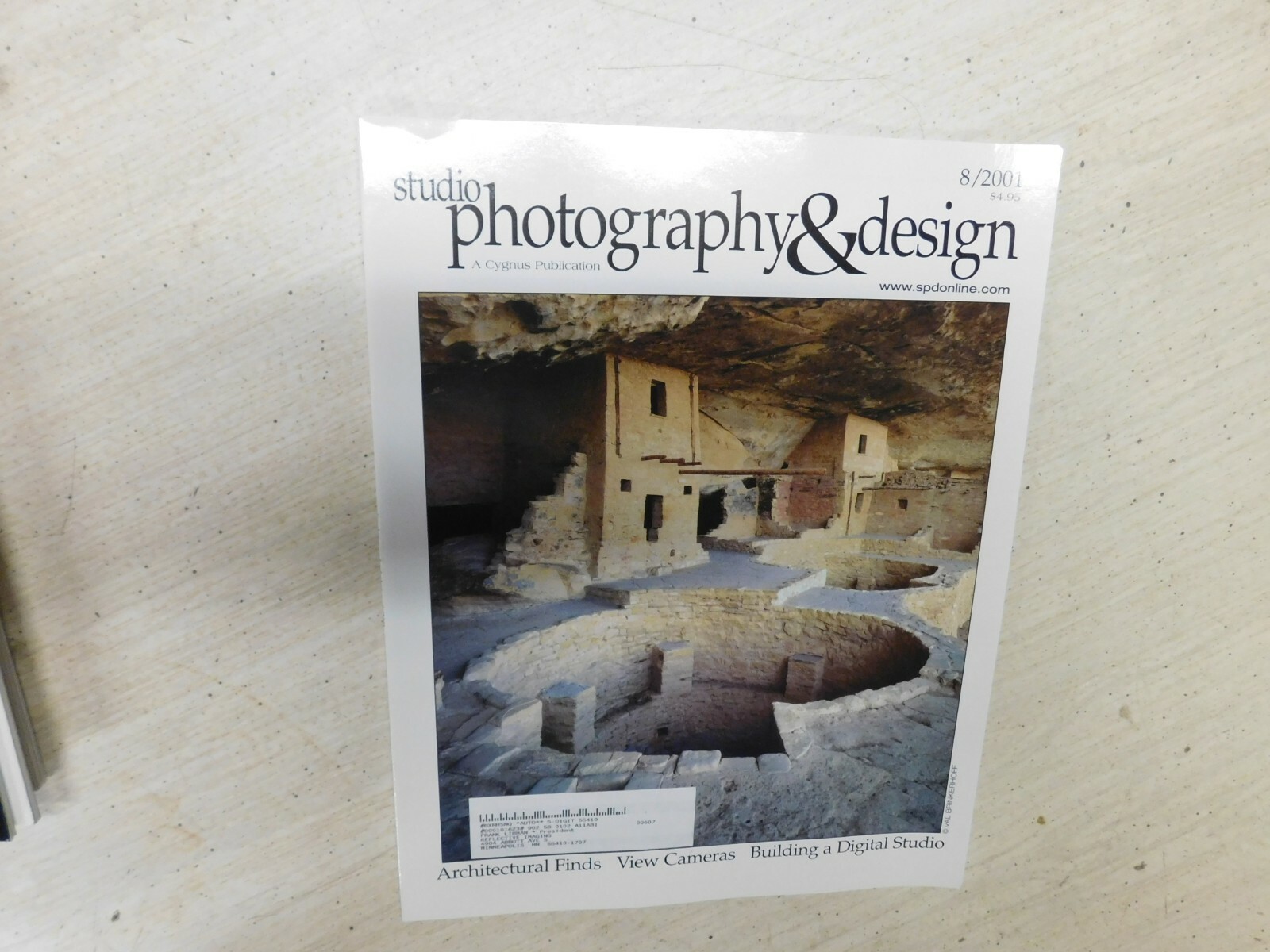 Studio Photography & Design Magazine August 2001 Val Brinkerhoff | eBay