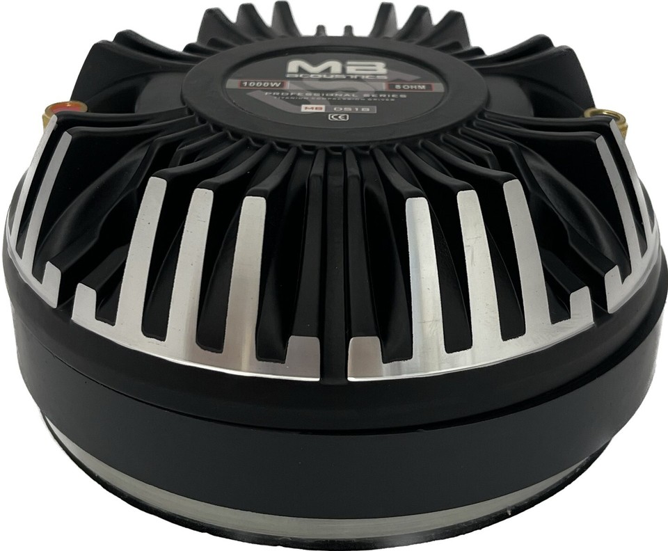 1x Titanium Compression Drivers, 2" VC, 8Ω, 1000W Bolt-On 2" throat MB ...