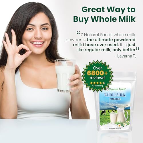 Z Natural Foods Premium Whole Milk Powder - Assorted Flavor Names ...