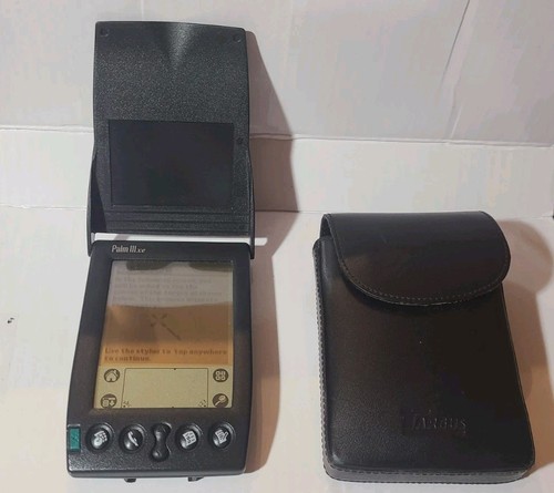 [PALM] Pilot IIIxe Handheld PDA with Stylus, And Plastic Cover. | eBay