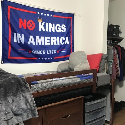 No Kings in America since 1776 Patriotic Funny Cool Flags Meme Flags ...
