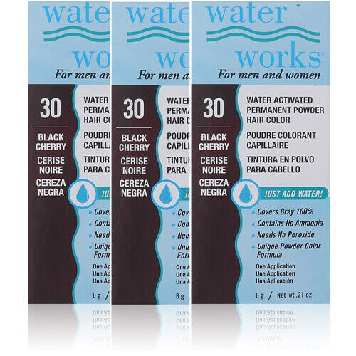 Waterworks Water Activated Permanent Powder Hair Color - CHOOSE COLOR ...
