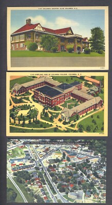 Lot of 21 Unused Linen Postcards Random Views of South Carolina | eBay
