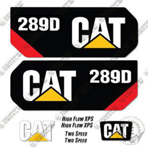 Compatible Avec Caterpillar 289D 2014+ Décalque Kit Equipment Stickers ...