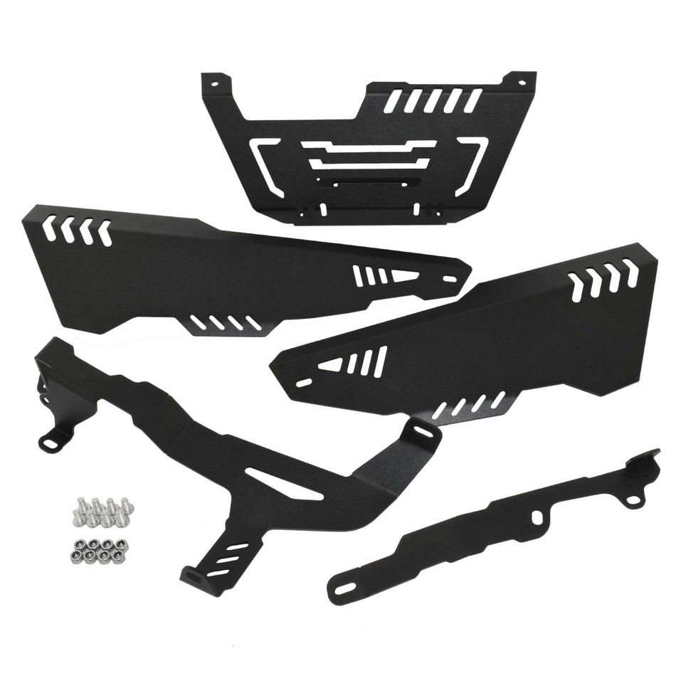 Engine Chassis Guard Skid Plate Belly Pan For YAMAHA FZ07 MT-07 Tracer ...
