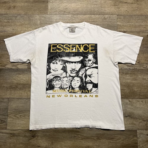 Vintage 1996 Essence Music Festival TLC Vandross Stevie Wonder Rap Tee ...