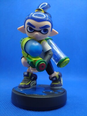 Splatoon Blue Inkling Boy Nintendo Amiibo Figure Splatoon Splatoon ...