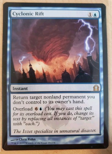 Cyclonic Rift Return to Ravnica Regular Light Play See Pictures Fast ...