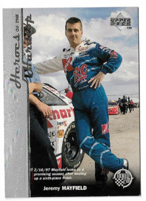 Jeremy Mayfield - Nascar - 1997 Upper Deck - Heroes of the Hardtop ...