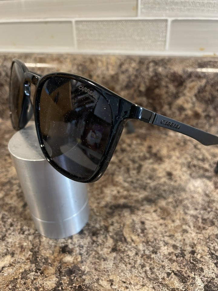 CARRERA 8041 Shiny Black Grey Unisex Sunglass New Make us an offer! | eBay