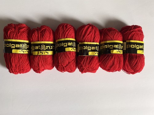 Lot of 6 skeins Limor Yarn acrylic blend POLGAT made in Israel bright ...