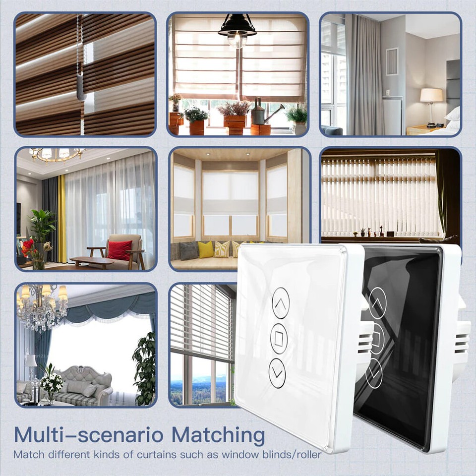Tuya Smart EU Wifi Curtain Blind Switch Timer for Roller Shutter ...