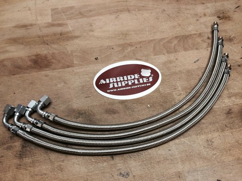 Airride Suspension 1/8 " Steel Flexible Hose Monroe Hi-Jacker Shocks VW ...