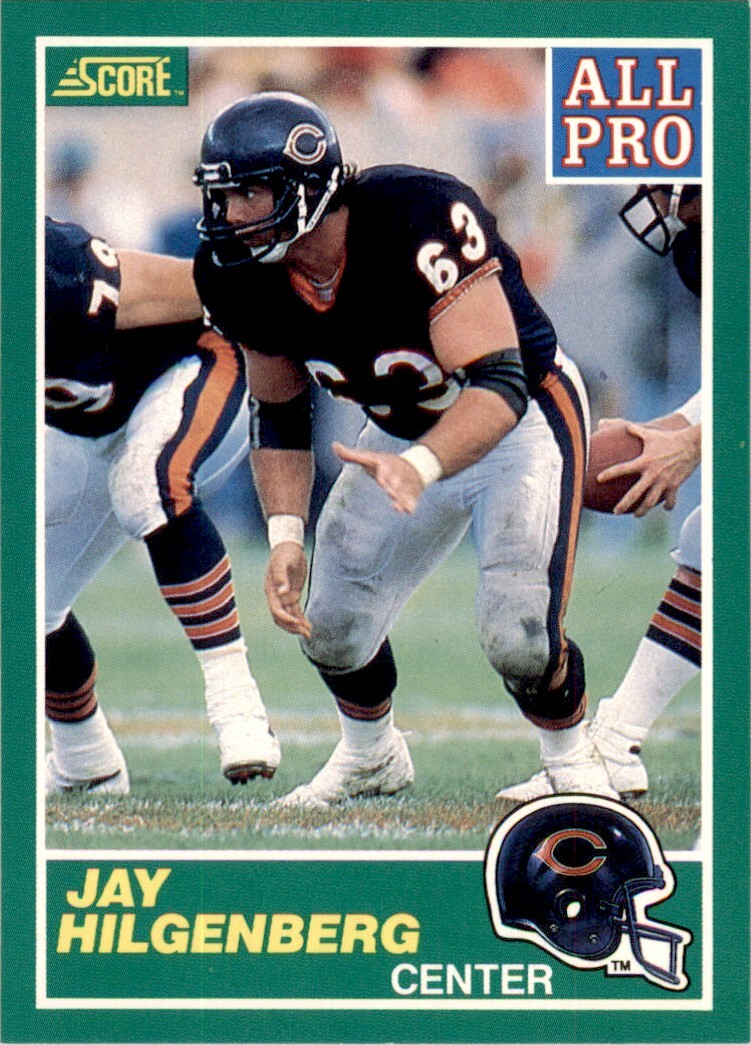 1989 SCORE JAY HILGENBERG CHICAGO BEARS #288 | eBay