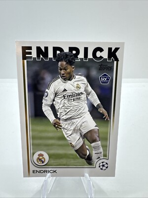 ENDRICK 2024-25 Topps UEFA Club Competitions RC ROOKIE REAL MADRID | eBay
