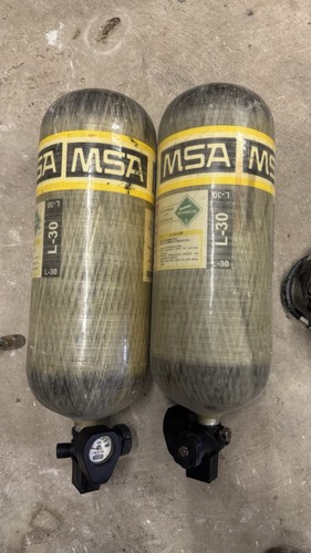 MSA Firehawk Firefighter SCBA Cylinder Compressed Air Tank | eBay
