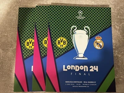 UCL Official Final 2024 Programme Real | Grelly UK