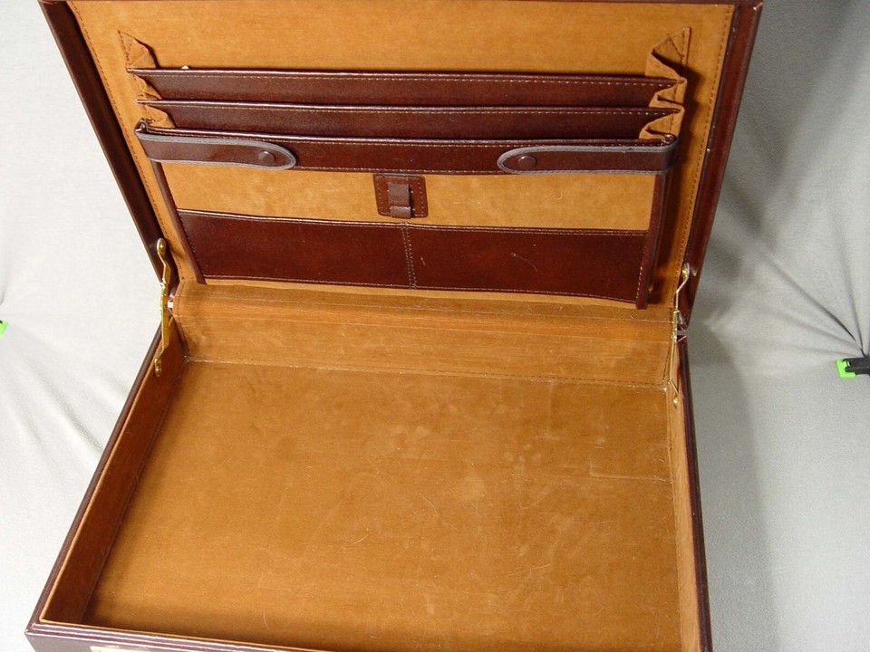 Elks Lodge Leather Briefcase BPOE Tooled Leather Design Combination ...
