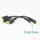 1pc 5.5x2.5mm Male To Square DC Tip Female Adapter Cable For Lenovo ...