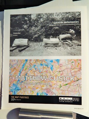 MATTHEW CUSICK ART PIECES VTG ORIG 2004 ADVERTISEMENT | eBay