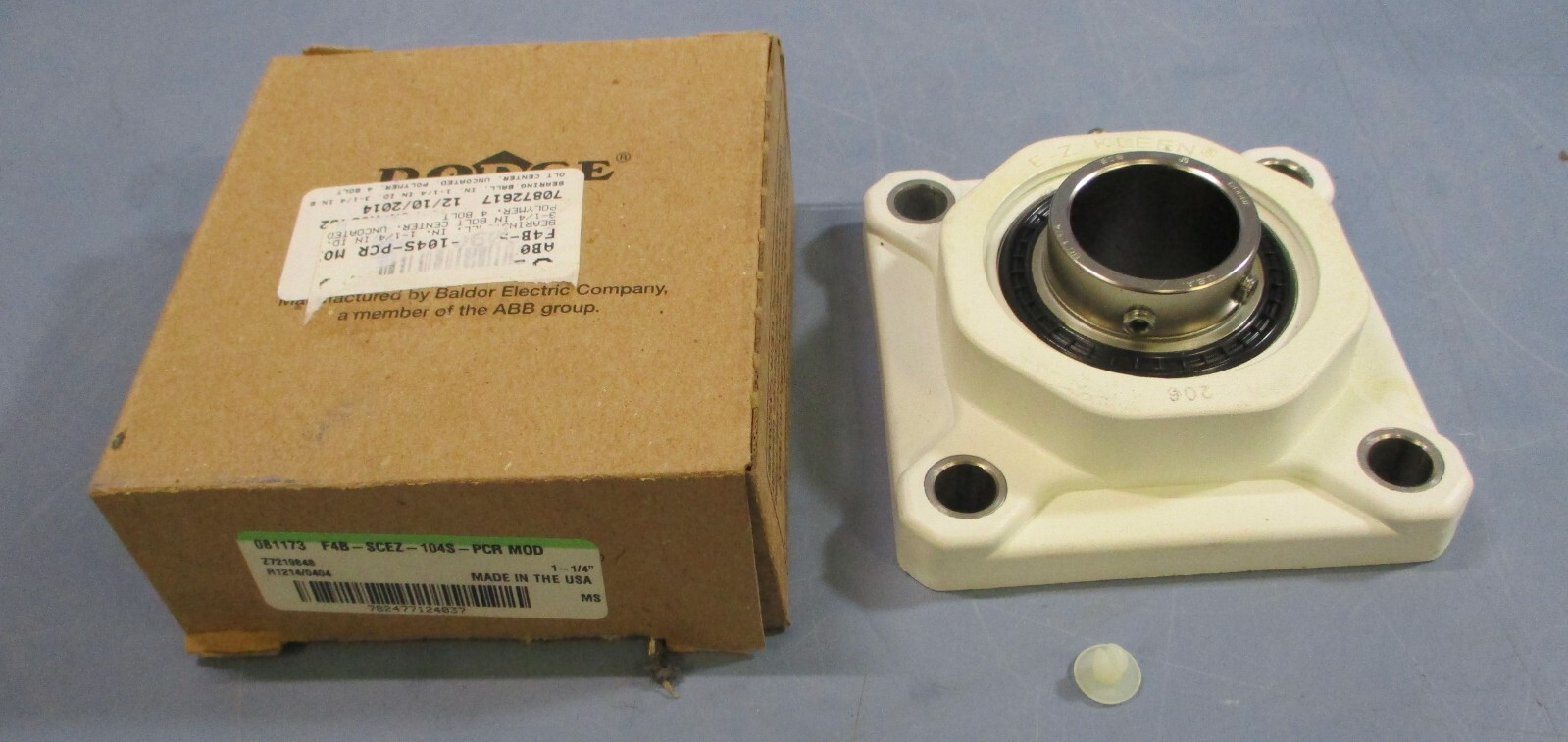 Dodge 4 Bolt Flange Bearing F4B-SCEZ-104S-PCR MOD 1-1/4" Bore for sale ...