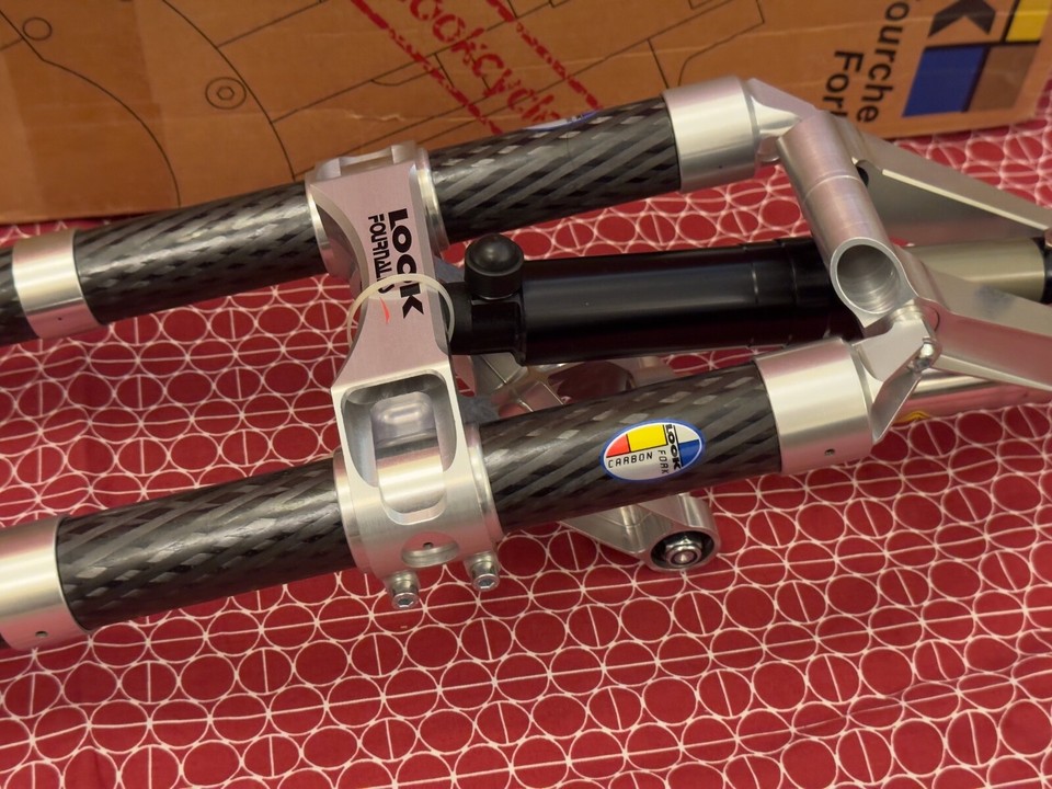 LOOK FOURNALES CARBON FIBER SUSPENSION FORK - DISC BRAKE MOUNT !!! | eBay