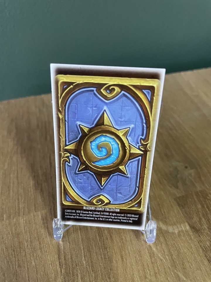 2023 Upper Deck Blizzard Legacy DEATHWING Hearthstone Mini MAGE ...
