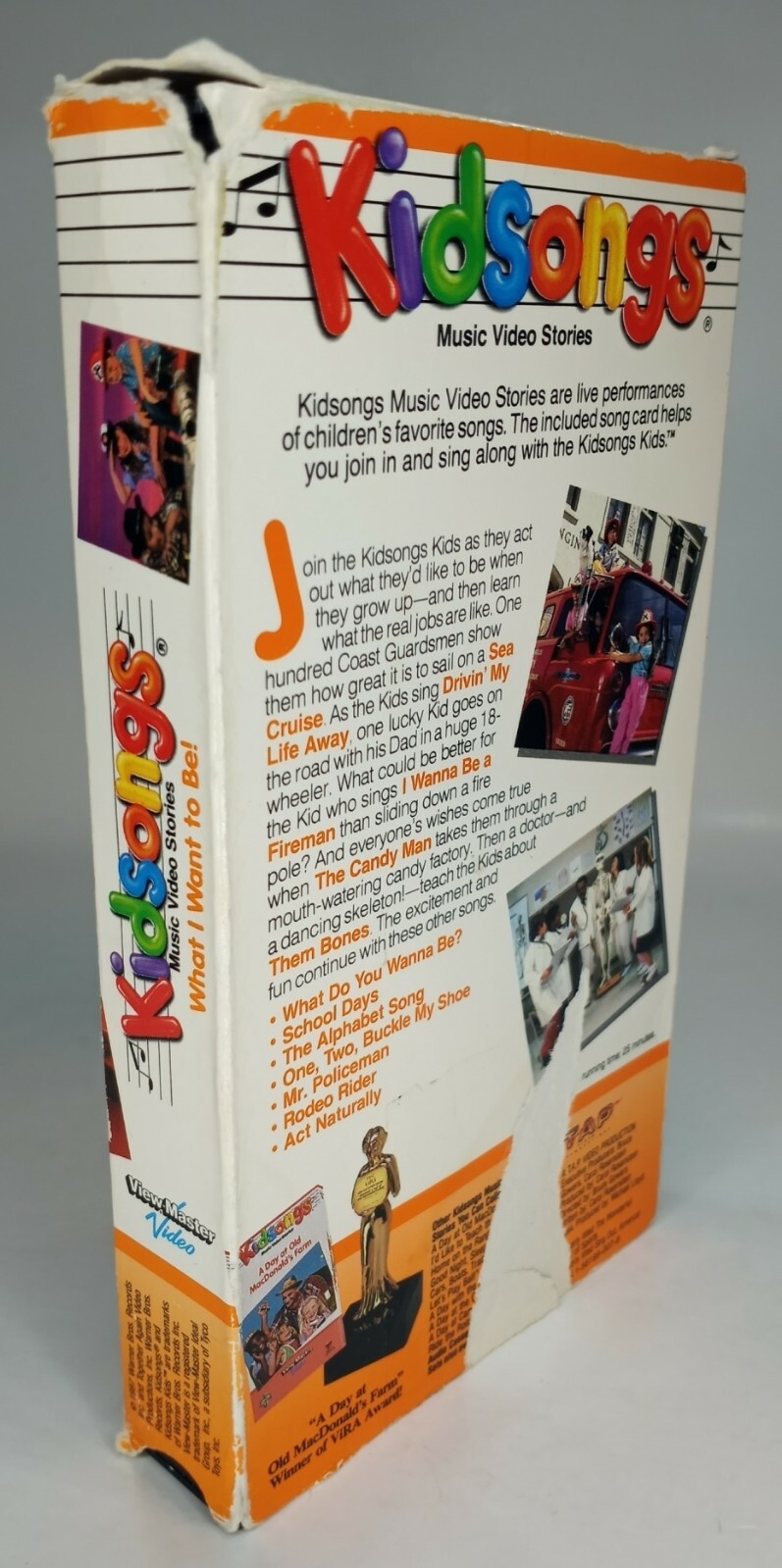 Kidsongs - What I Want to Be! View-Master Video VHS Vintage 1987 RARE ...