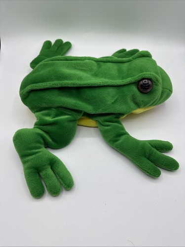 Dakin Frog Hand Puppet With Sound Effects NO SOUND | eBay