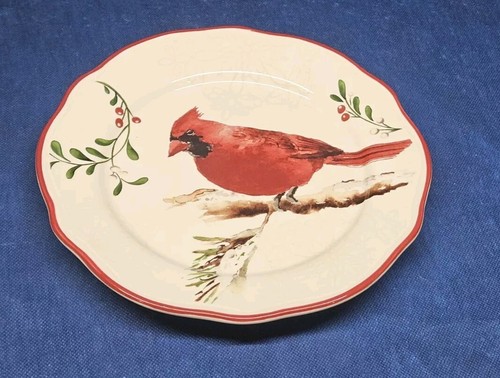 2011, Better Homes & Gardens Stoneware, "Winter Garden" Cardinal Salad ...